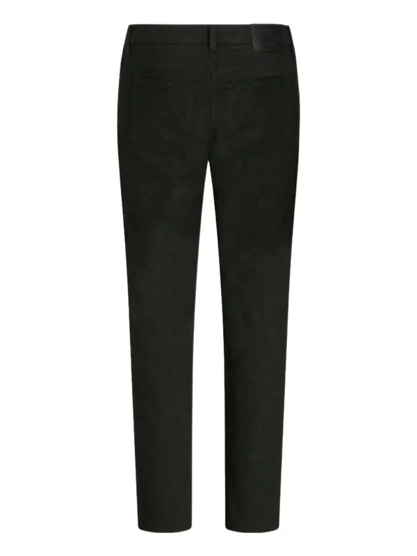 Etro Jacquard Denim Jeans - Black