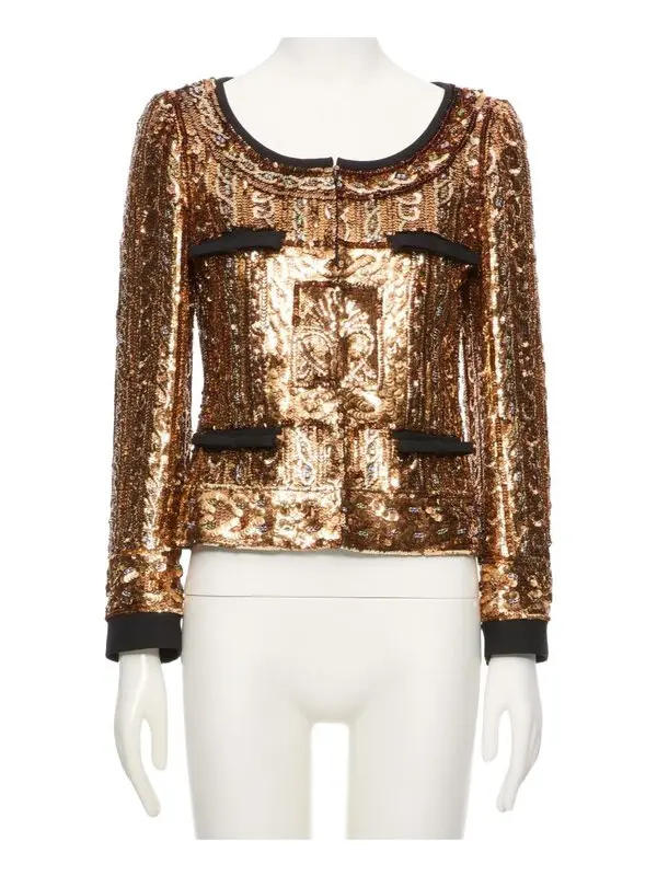 Valentino Garavani Sequined Long-sleeved Jacket - Multicolor