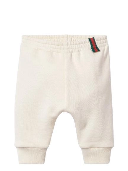 Gucci Cotton Webbing Casual Pants - White