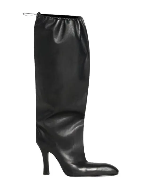 Balenciaga Falkon Pointed-toe High Heel Boots - Black
