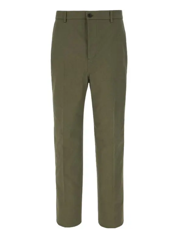 Valentino Garavani Side-stripe Tailored Trousers - Green