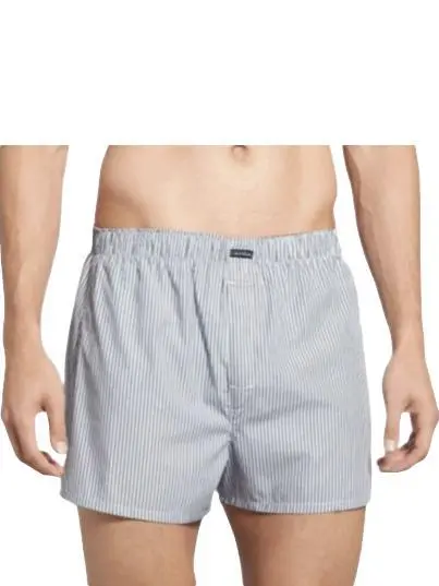 Calvin Klein Elastic Waistband Striped Boxer Shorts - Gray