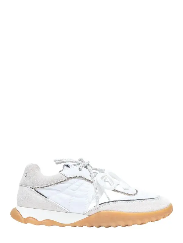 Pinko Gea Lace-up Sneakers - Nude