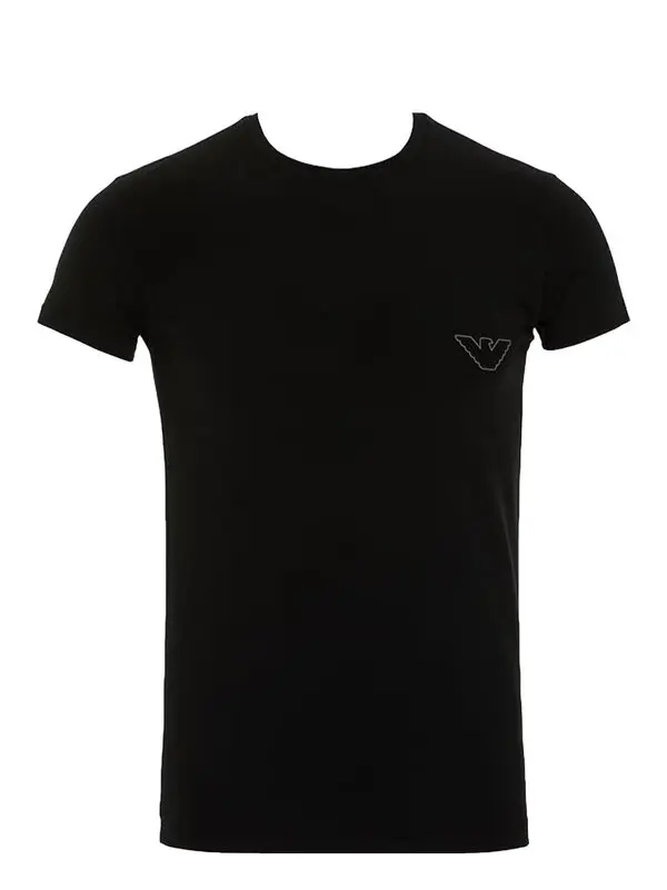 Emporio Armani Short Sleeve T-shirt - Black