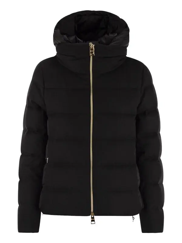 Herno Hooded Down Jacket - Black