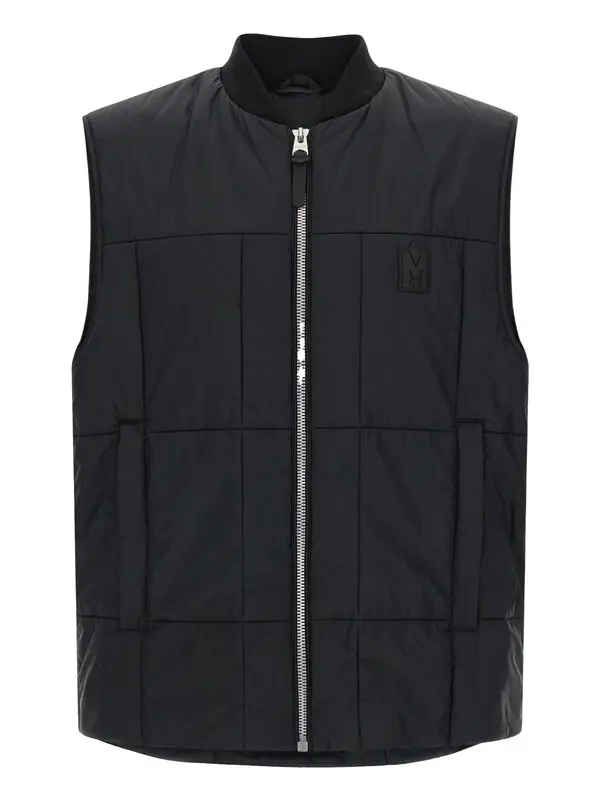 Mackage Eren Quilted Zip Vest - Black