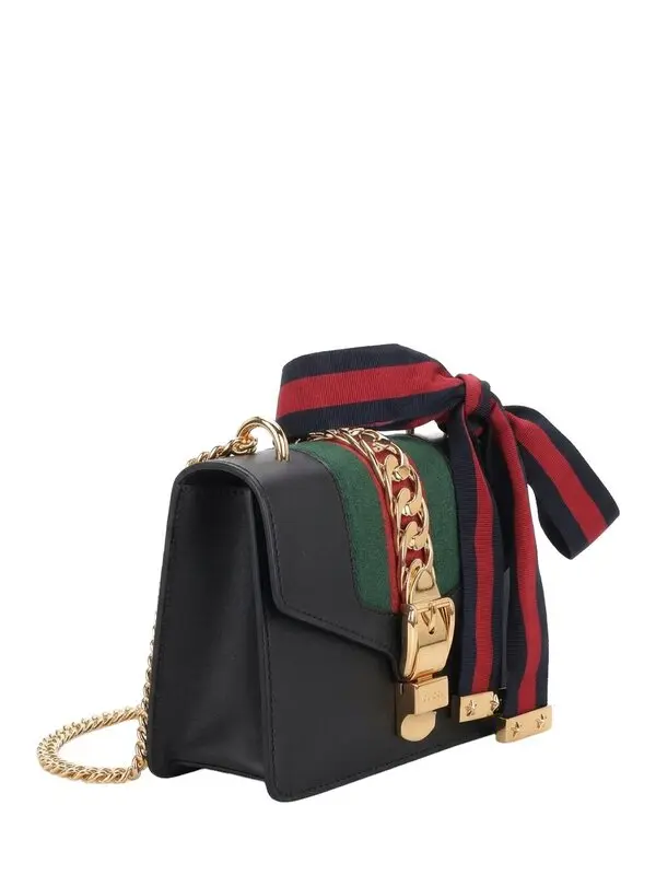 Gucci Sylvie Mini Tote Bag - Black