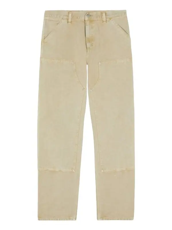 Carhartt Work In Progress Double Knee Canvas Work Pants - Nude