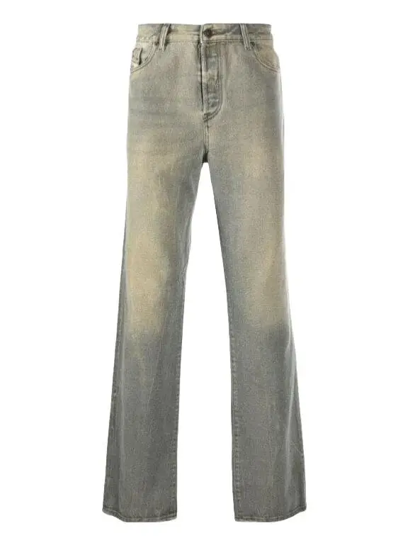 DIESEL® 1995 Straight Distressed Jeans - Gray