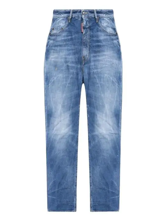 Dsquared2 Be Cool Be Nice Wash Loose Jeans - Blue