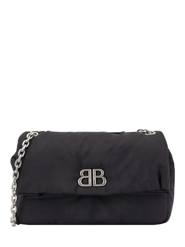 Balenciaga Chain Shoulder Bag - Black