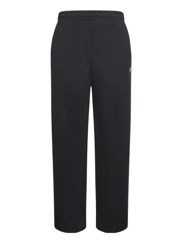 MARINE SERRE Logo Embroidered Stretch Sweatpants - Black