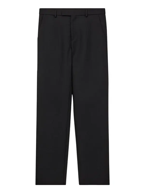 RIER Wool Casual Pants - Black