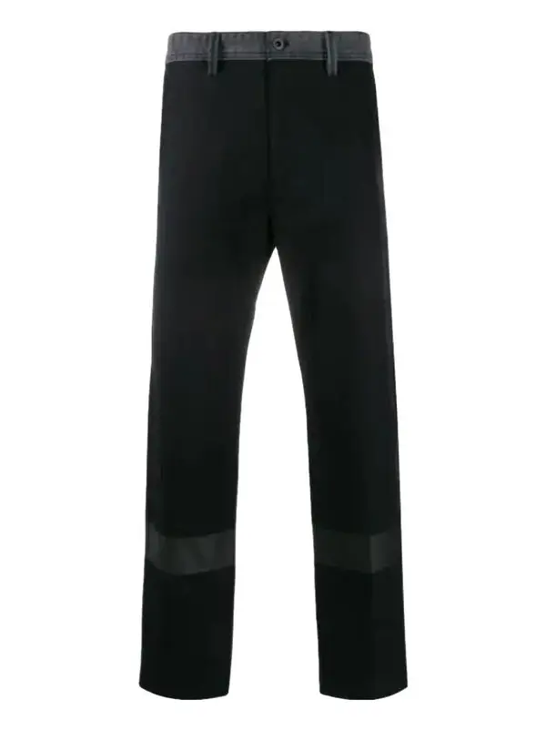 DIESEL® Relaxed Fit Tailored Pants - Black
