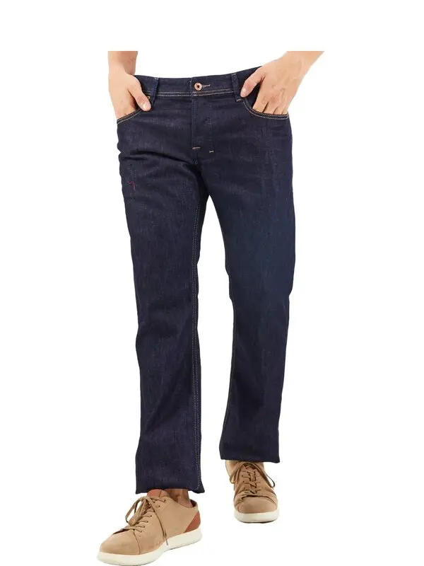 DIESEL® Mid-rise Flared Jeans - Navy Blue
