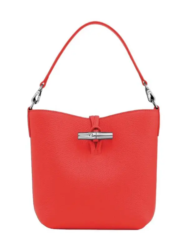 Longchamp Mini Le Roseau Bucket Bag - Scarlet