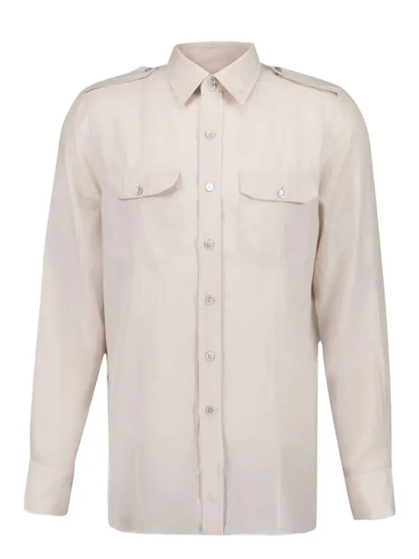 TOM FORD Military Shirt - White