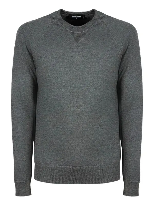 Dsquared2 Raglan Crewneck Sweater - Black