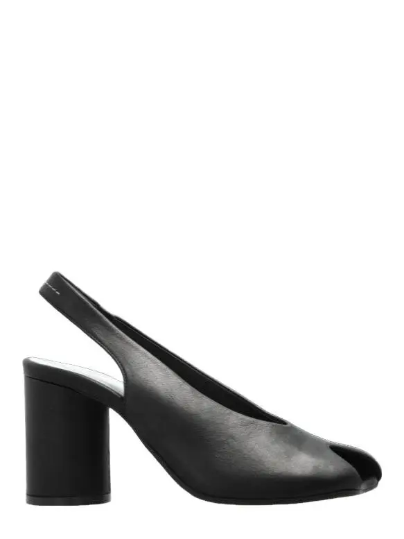 MAISON MARGIELA Block Heel Open Toe Sandals - Black