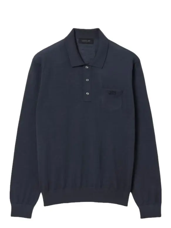 Lacoste Embroidered-logo Polo Shirt - Dark Gray
