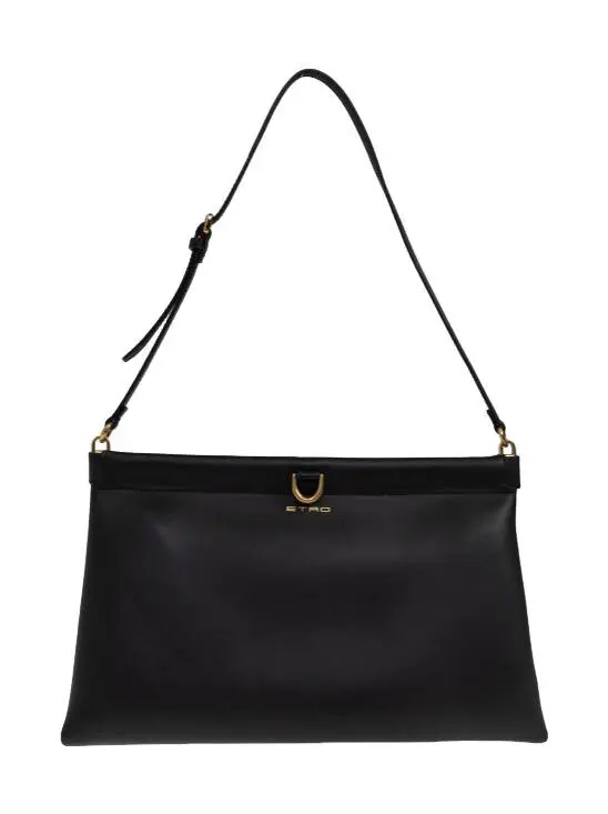 Etro Medium Clutch Bag - Black