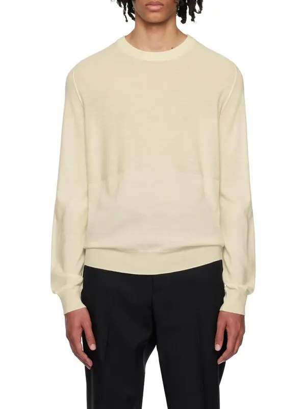 JIL SANDER Crewneck Long-sleeved Jumper - Yellow