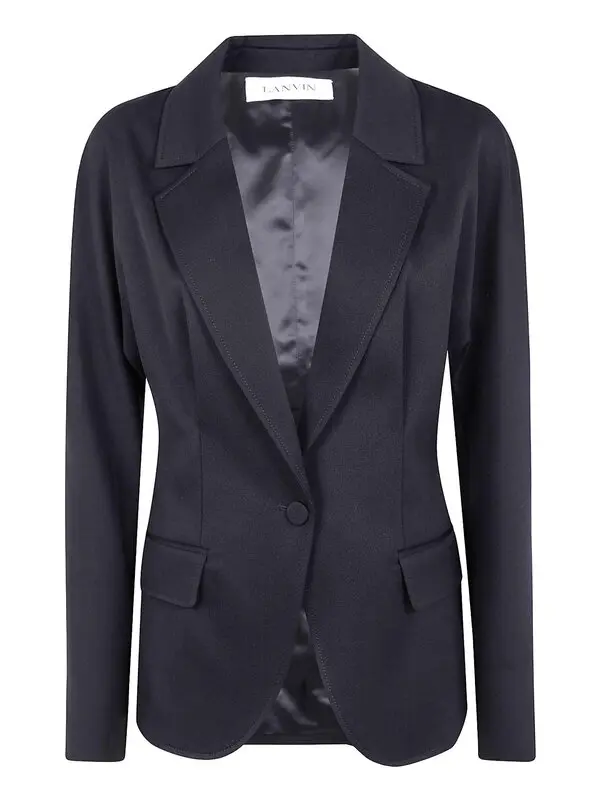 LANVIN Buttoned Blazer - Black