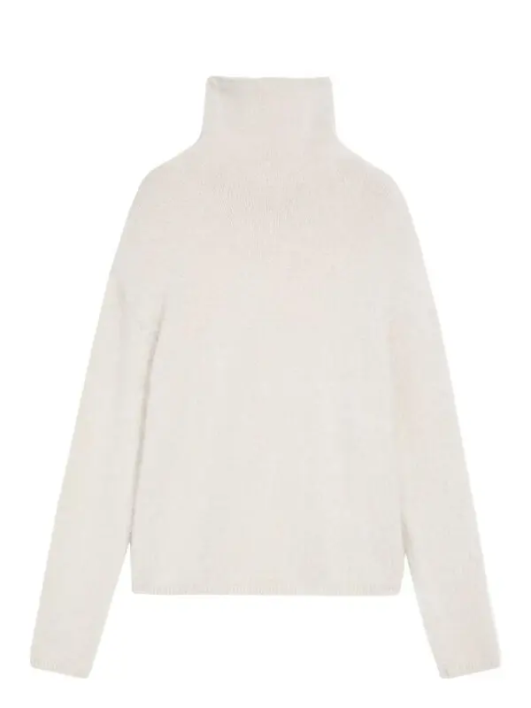 Max Mara Long Sleeve Turtleneck Sweater - White