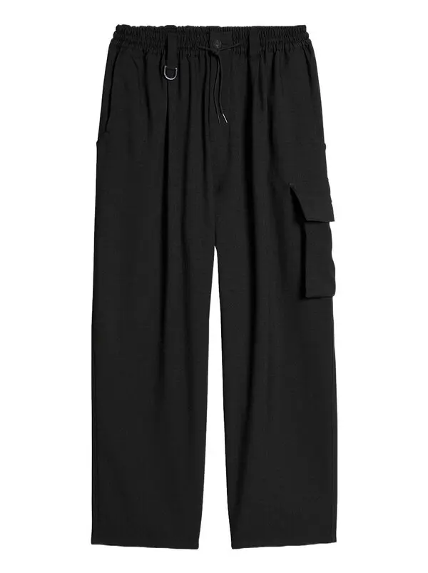 Y3 Sport Uniform Cargo Pants - Black