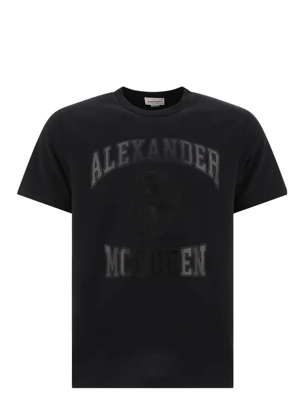 Alexander McQueen Graphic-printed Crewneck T-shirt - Black
