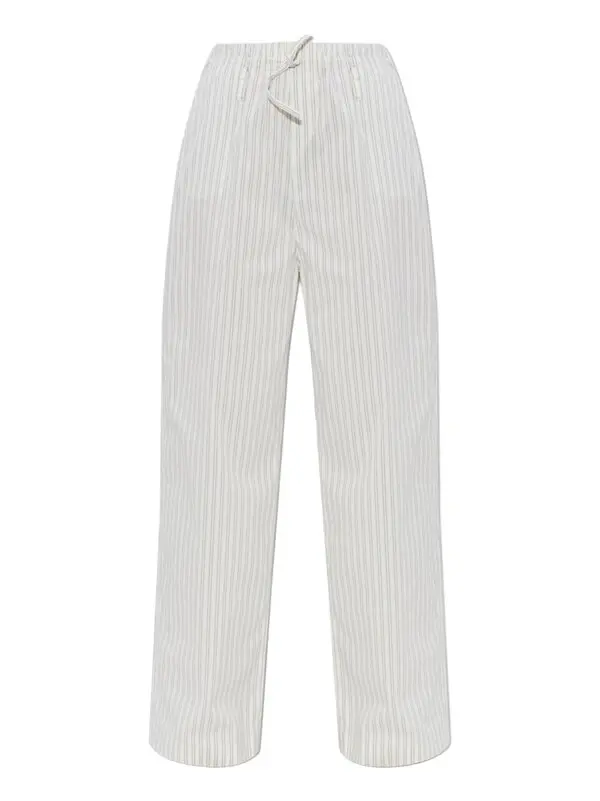 IRO PARIS Striped Casual Pants - White