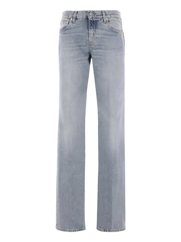 HAIKURE Five-pocket Denim Trousers - Gray
