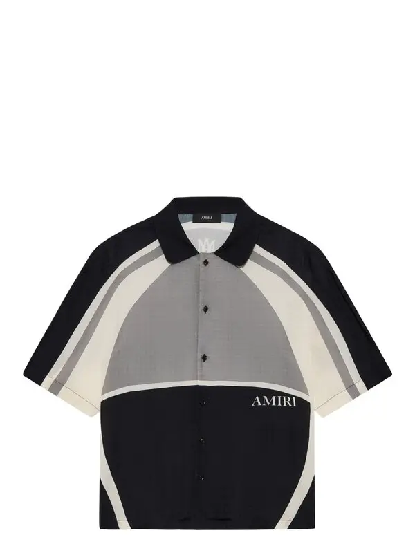Amiri Panel Buttoned Shirt - Black