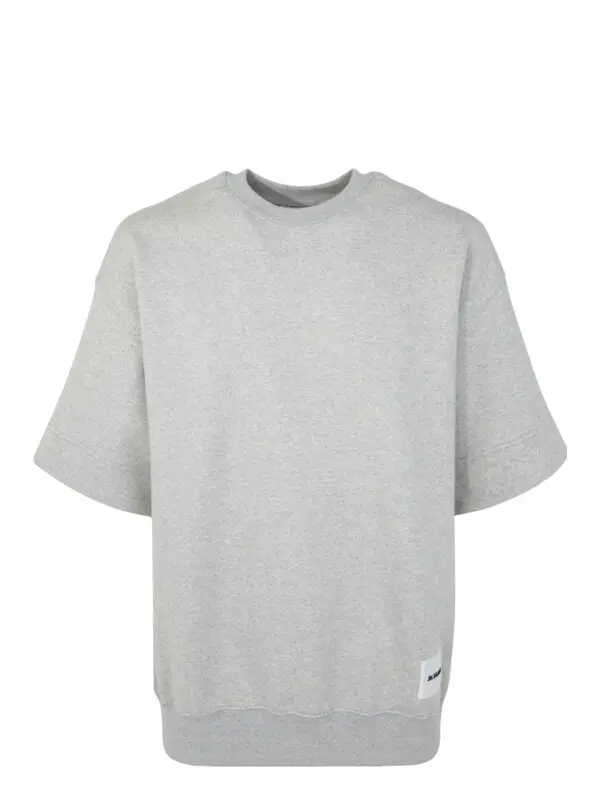 JIL SANDER Logo Patch Short-sleeved T-shirt - Gray