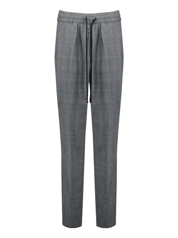 Isabel Marant Étoile Priska High-waist Plaid Trousers - Black