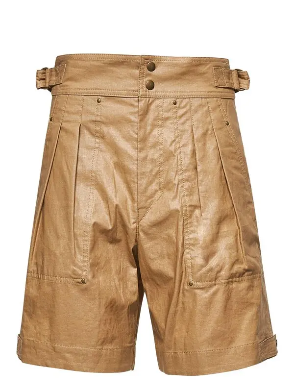 Isabel Marant Étoile Felize High Waist Shorts - Nude