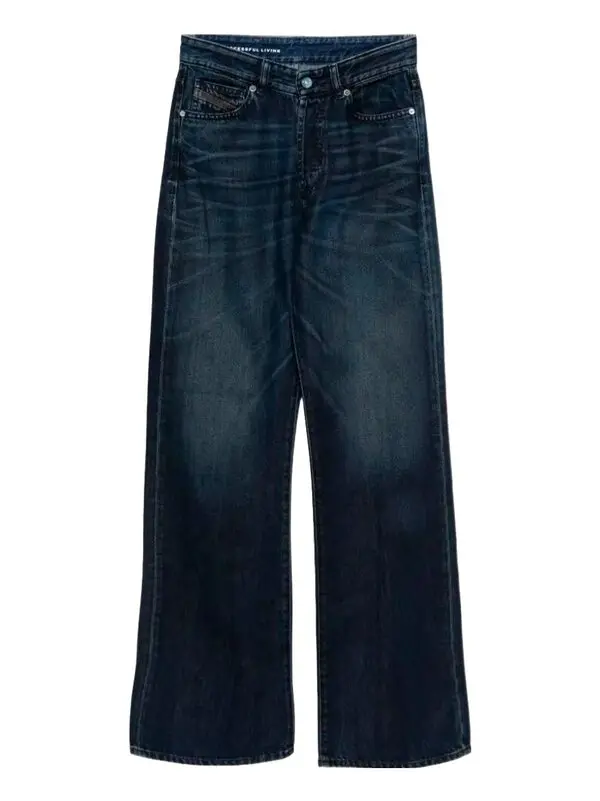DIESEL® Button Fly Jeans - Black