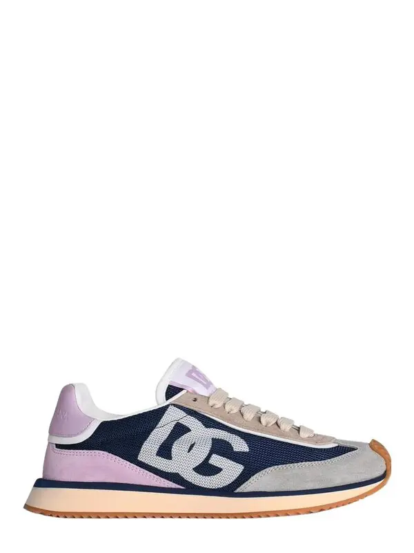 Dolce & Gabbana Logo Printed Low-top Sneakers - Multicolor