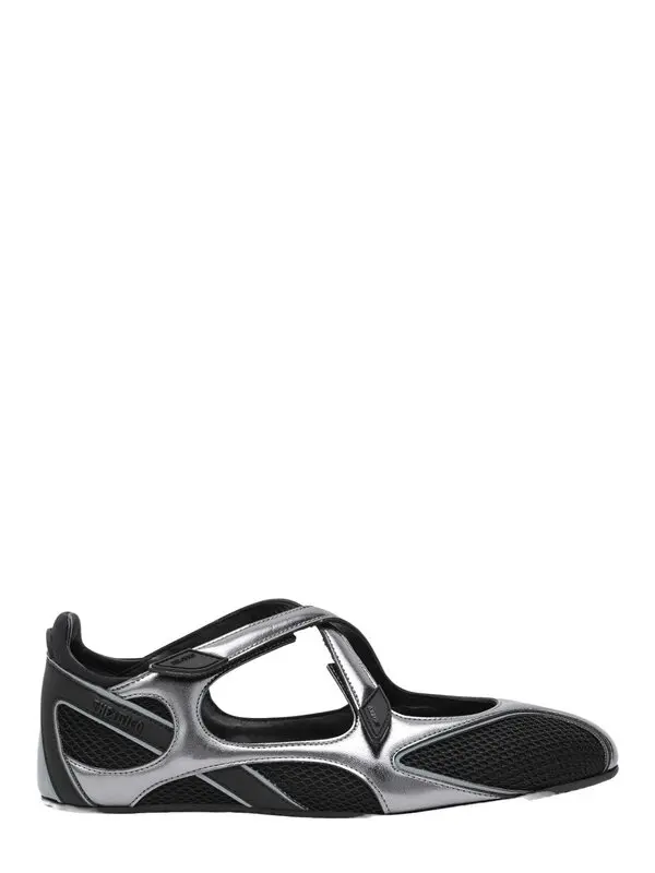 Attico Floor 01 Round-toe Ballerina Flats - Black