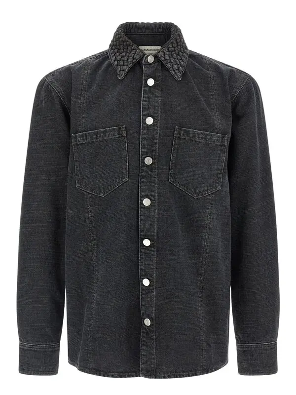 NAMACHEKO Gervis Braided Shirt - Black