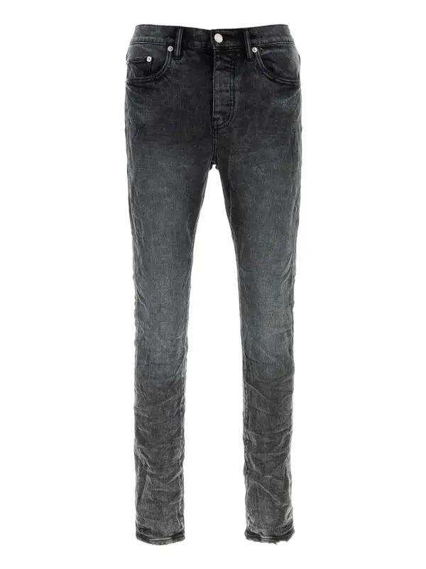 PURPLE BRAND Vintage Wash Stretch Jeans - Black