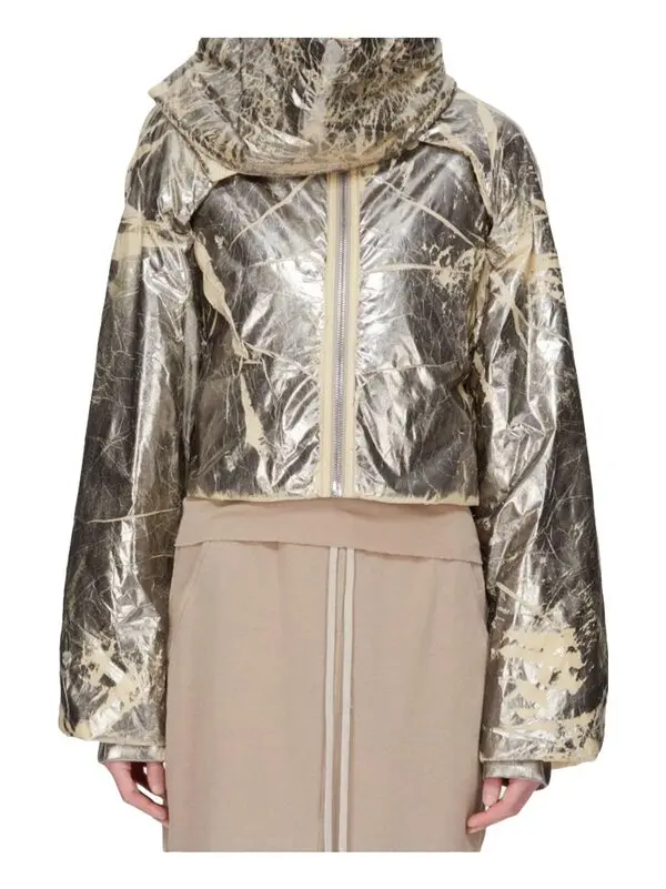 Rick Owens Zip-fastening High Neck Jacket - Nude