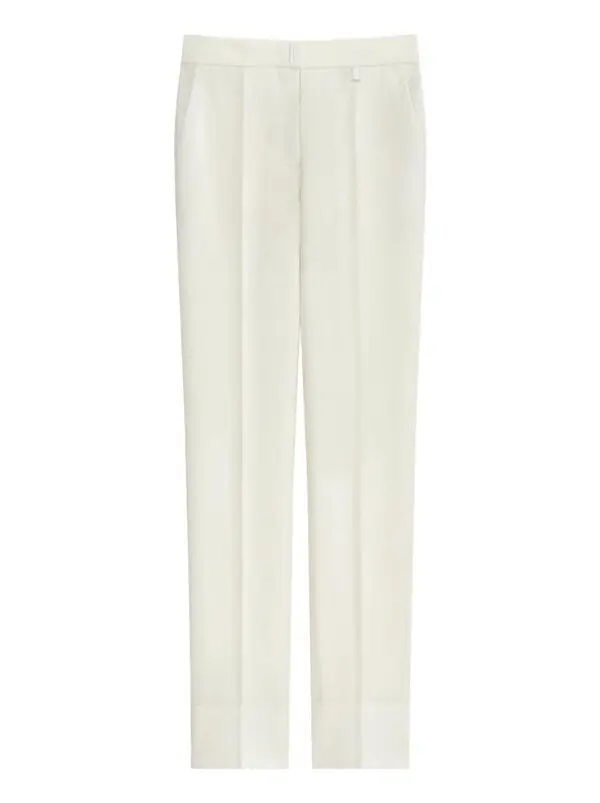 Givenchy Tailored Wool And Mohair Trousers - Ivory White