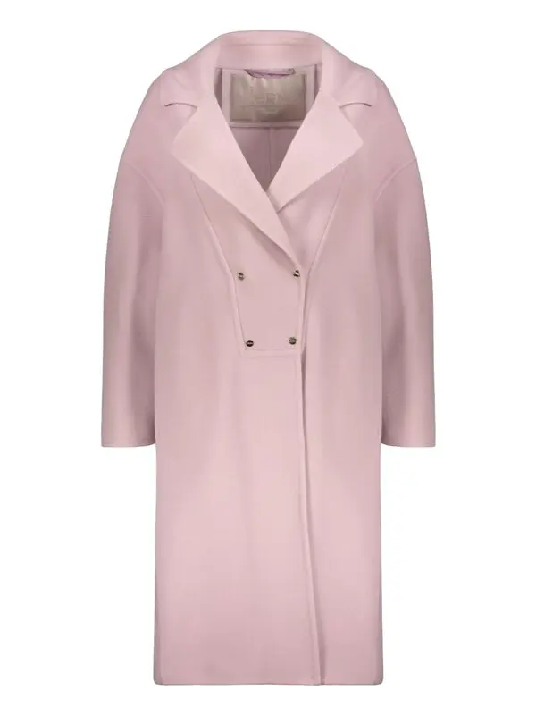 Herno Oversized Double-breasted Coat - Pink