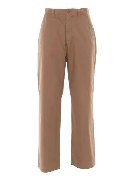 Aspesi Lab Straight Hem Trousers - Brown
