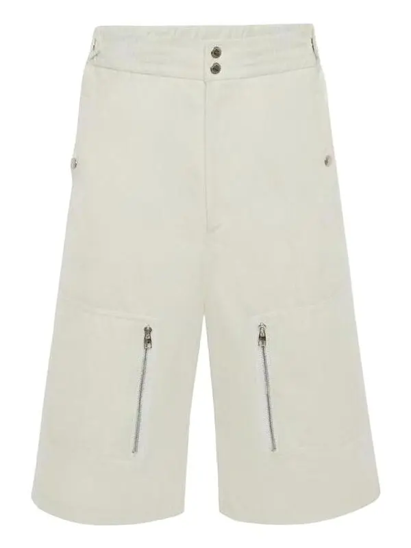 Alexander McQueen Japanese Gabardine Shorts - White