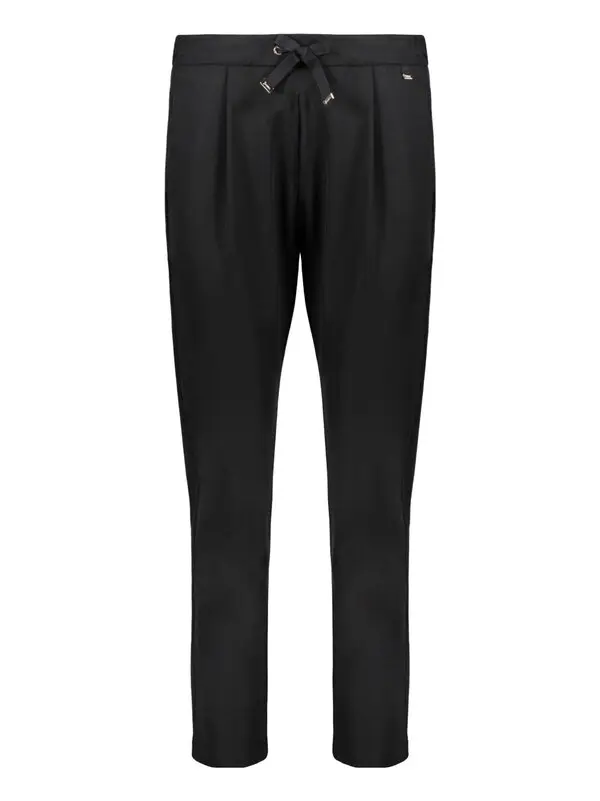 Herno Tapered Drawstring Pants - Black