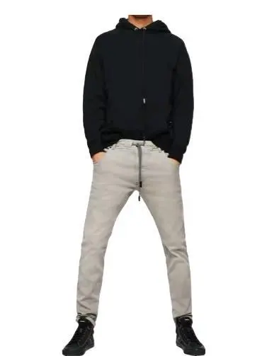 DIESEL® Straight-leg Drawstring Pants - Grey