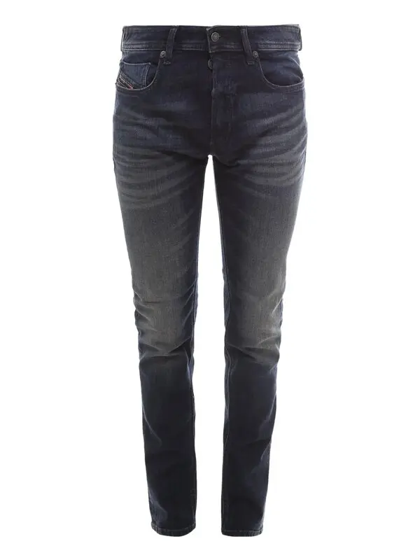 DIESEL® Faded Slim-fit Jeans - Black