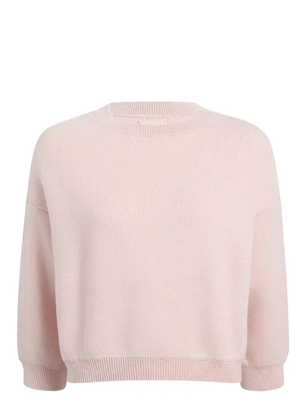 Khaite Sabina Long-sleeve Sweater - Blush